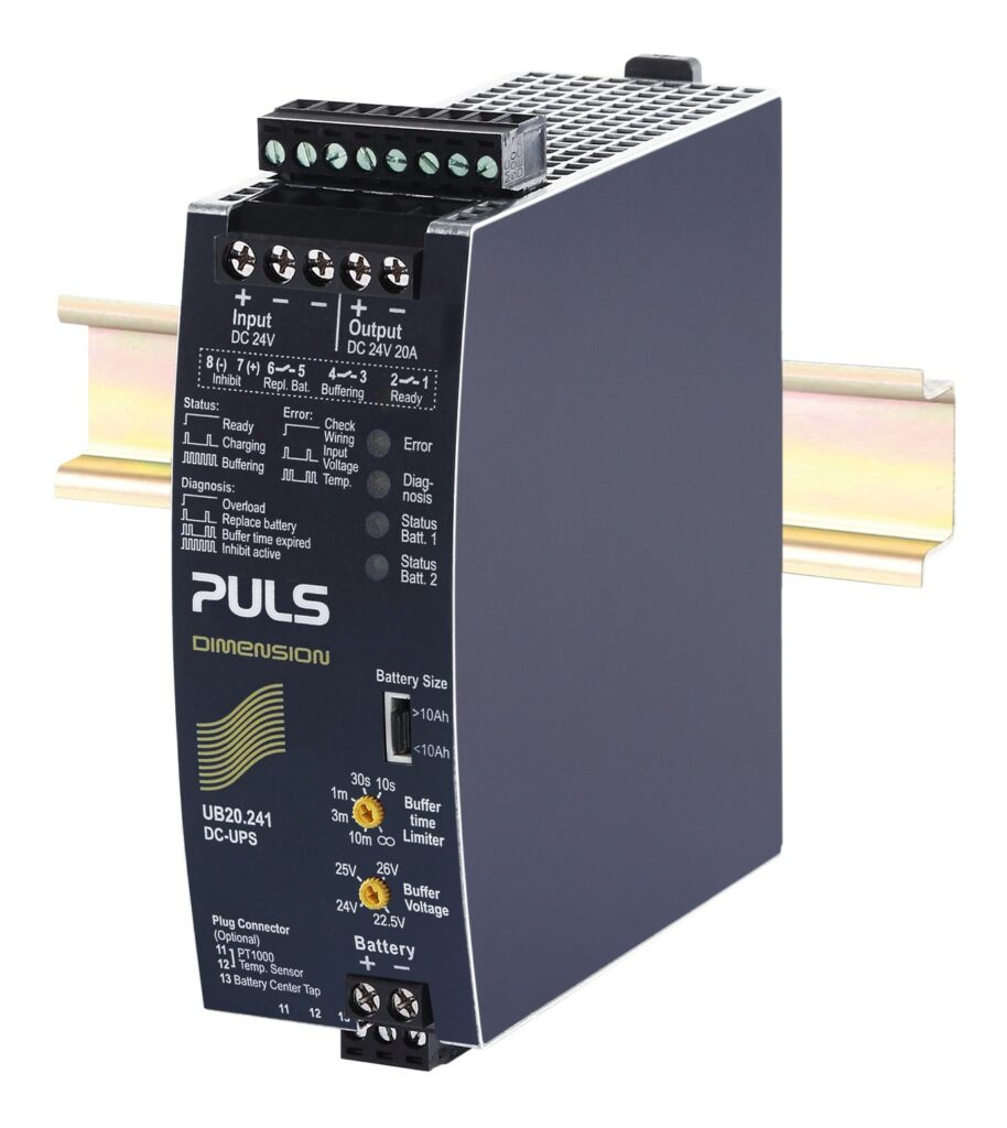 PULS DC-UPS Control Unit- 24V/20A - Texas Sensors & Controls